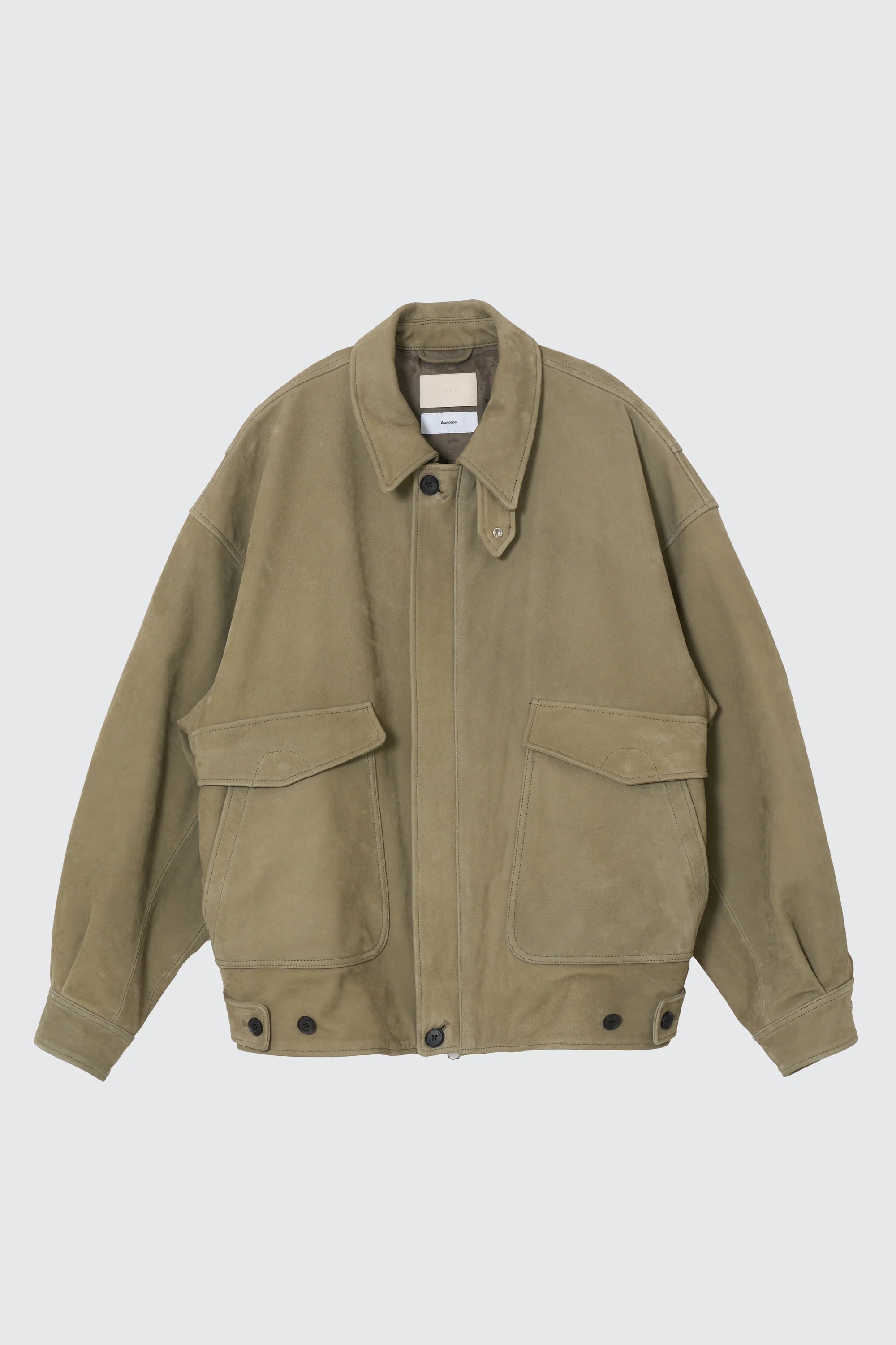 YOKE×Graphpaper / Cow Nuback Leather Flight Jacket – Vintage Concept Store